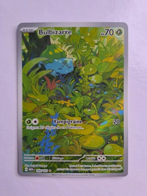 CARTE FRANÇAISE POKÉMON série 151 EV3.5 - Bulbizarre ALT 166/165 EUR 39 ...
