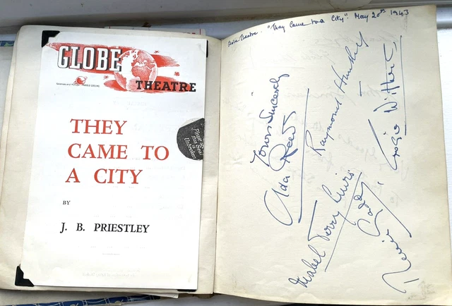 RAYMOND HUNTLEY - Ada Reeve - Googie Withers + Others - Autographs ...