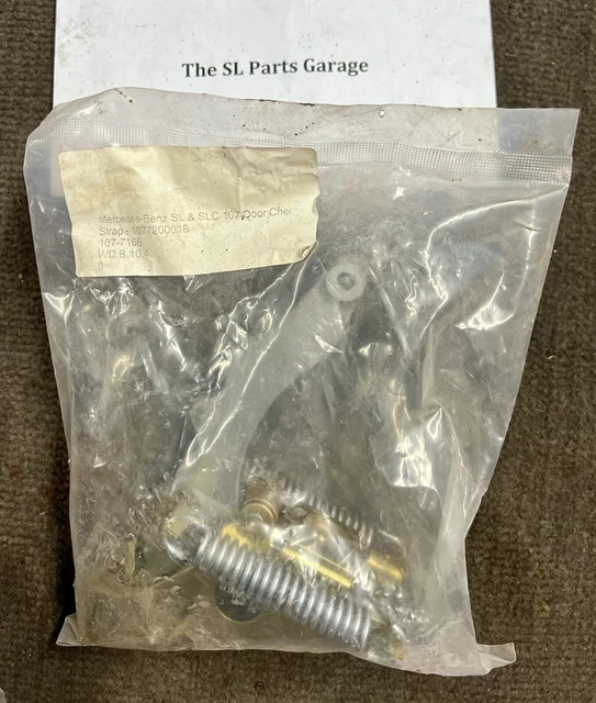 BRAND NEW MERCEDES Benz SL SLC R107 C107 Door Check ‏Strap Hinge ...