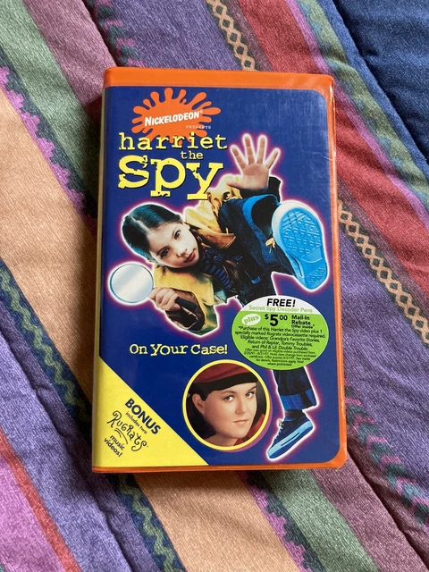 HARRIET THE SPY 1997 Orange Clamshell VHS Nickelodeon Rosie O’ Donnell ...