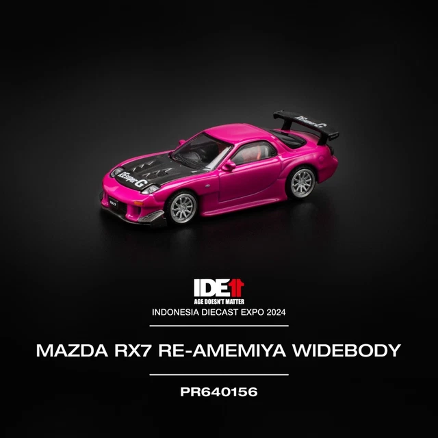POP RACING MAZDA Rx7 Re Amemiya Widebody Indonesia Diecast Expo Event ...