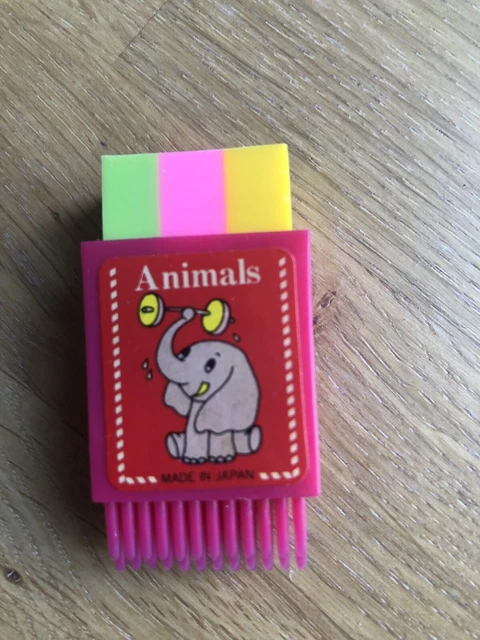 RARE VINTAGE ELEPHANT BRUSH ERASER FROM THE 70’s/80’s,PERFECT FOR ...