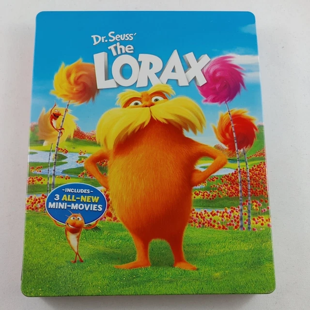 DR. SEUSS THE Lorax (Blu-ray/DVD) 2-Disc Set Steelbook Ex Condition b92 ...