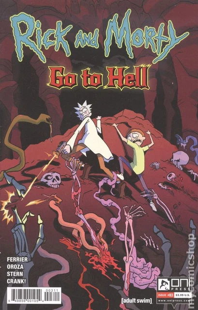 RICK AND MORTY Go to Hell #3A FN 2020 image stock EUR 2,89 - PicClick FR