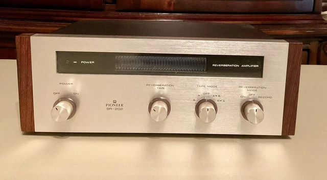 VINTAGE PIONEER SR-202 Stereo Amp Amplifier Reverberation Reverb £85.16 ...