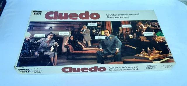 JEU DE SOCIETE " Cluedo " Par Parker Vintage De 1974 Complet En Boite ...