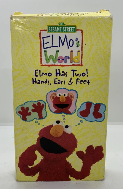 ELMOS WORLD - Elmo Has Two Hands, Ears Feet (VHS, 2004) 4 EUR 6,71 ...