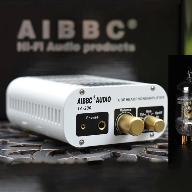 AIBBC TA-200 POWER Amplifier Bluetooth DAC Tube Decoding XMOS+ES9038 ...