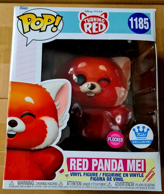 FUNKO POP DISNEY Turning Red 1185 Red Panda Mei Flocked Vinyl Figure 6 ...
