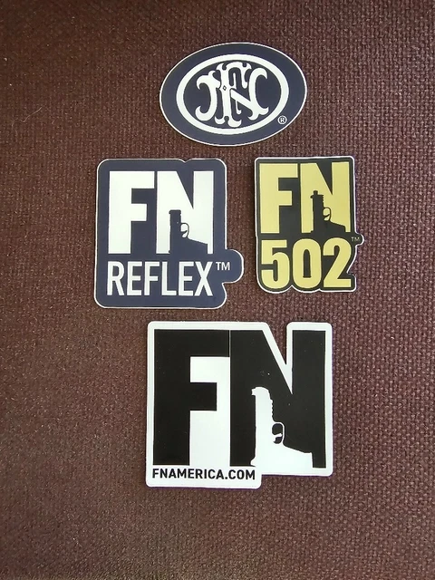 2024 SHOT SHOW FN Reflex, FN 502, FN, FN America.com 4 Stickers Lot 4 ...
