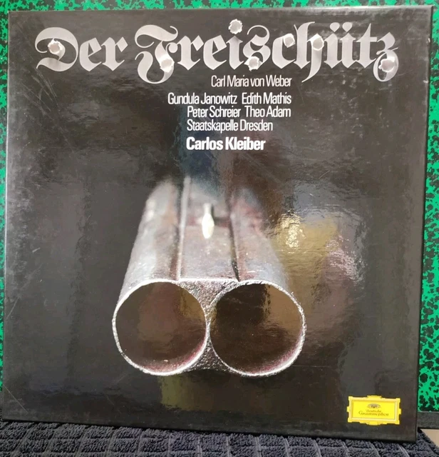 LP 33 T coffret 3 LP Der Freischütz Carl Maria von Weber Carlos Kleiber ...