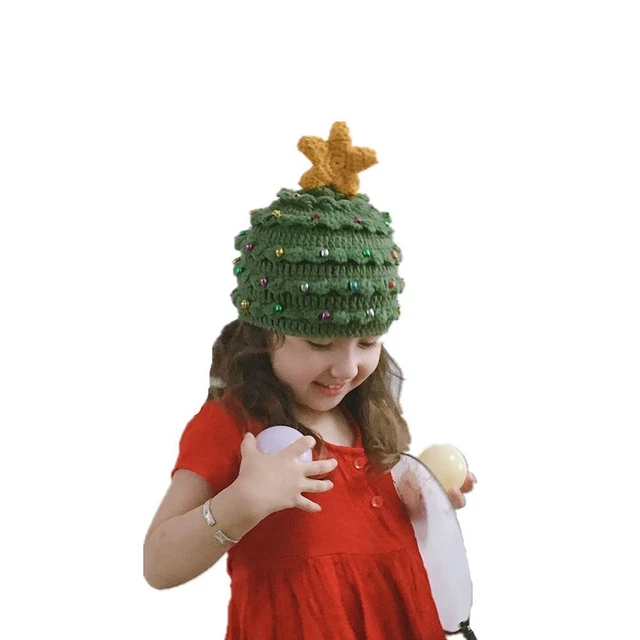 CHRISTMAS TREE STAR Hat Funny Hats Parent-child for Adults Holiday ...