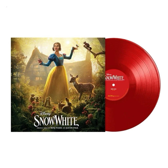 DISNEY’S SNOW WHITE Original Motion Picture Soundtrack Red Vinyl LP OST ...