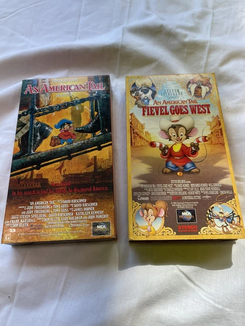 AN AMERICAN TAIL & American Tail Fievel Goes West VHS Tapes Lot Of 2 ...