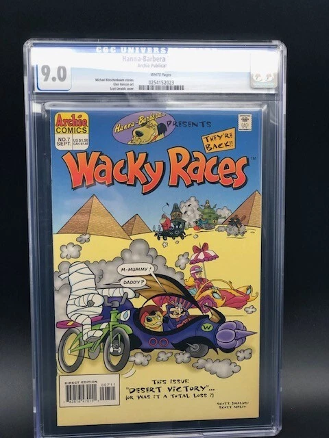 HANNA-BARBERA PRESENTS #7 Wacky Racers Direct CGC 9.0 Archie ...