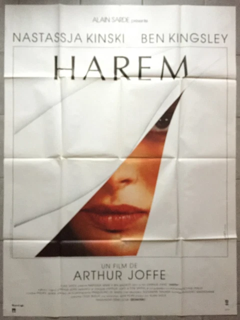 AFFICHE HAREM ARTHUR Joffé NASTASSJA KINSKI Ben Kingsley 120x160cm * EUR 10,00 - PicClick FR