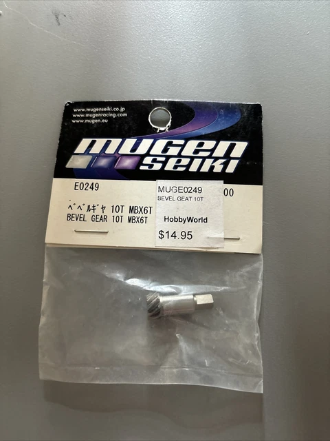 NEW MUGEN SEIKI # E0249 10T Bevel Gear Mbx6T Rc Car/Truck $14.95 ...