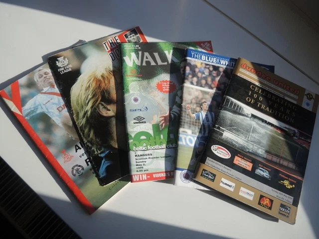 5 X GLASGOW Rangers League Decider Programmes All Listed £10.80 ...