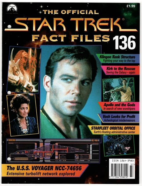 STAR TREK FACT Files #136. Captain Kirk. VFN. From £1* £1.49 - PicClick UK