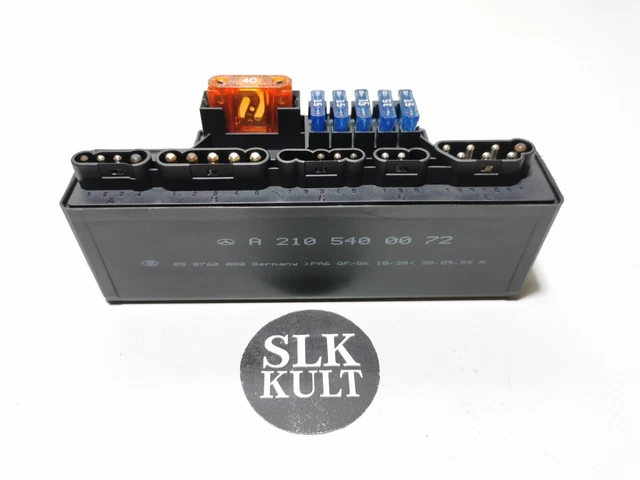 ORIGINAL MERCEDES SLK R170 200 Relaisleiste A2105400072 Relaiseinheit ...