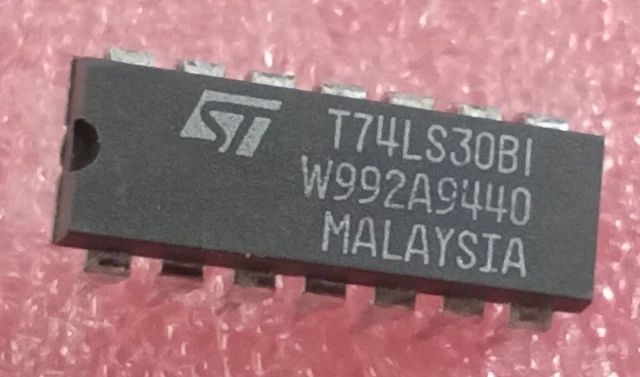 25X 74LS30BI 8-INPUT NAND GATE 74LS30 74LS TTL PDIP-14 STM £41.21 ...