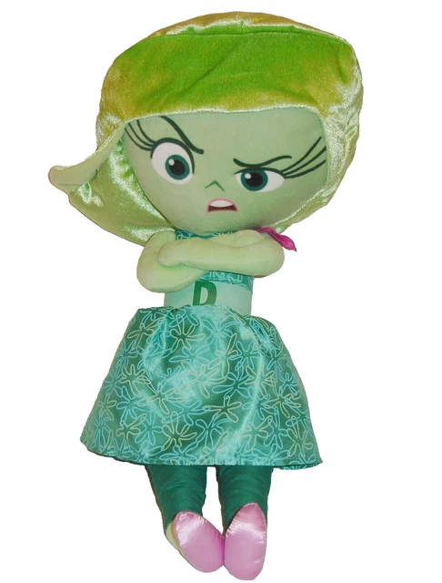 DISNEY DISGUST DOLL INSIDE OUT Figure Soft Plush Toy ~ Large 50cm RARE ...