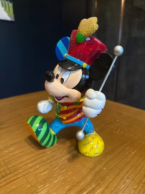 DISNEY SHOWCASE BRITTO Mickey Mouse Figurine Rare Collectable Band ...