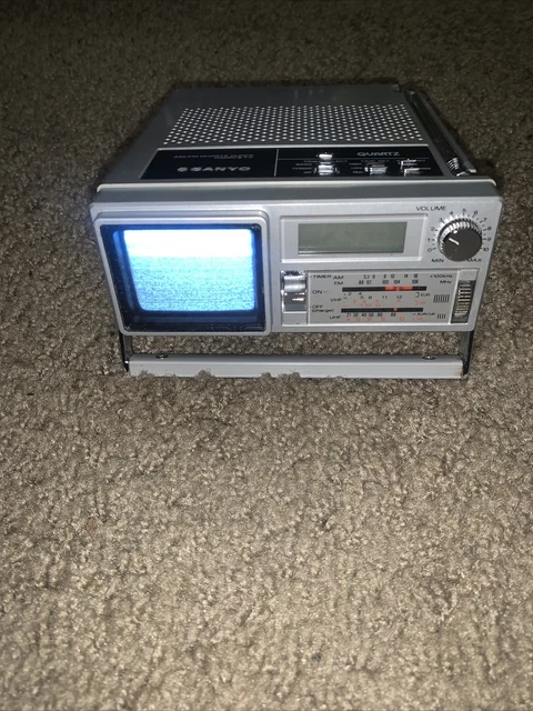 MINI RADIO PORTÁTIL SANYO TPM2170 AM/FM TV VHF/UHF *Leer EUR 66,76 - PicClick ES