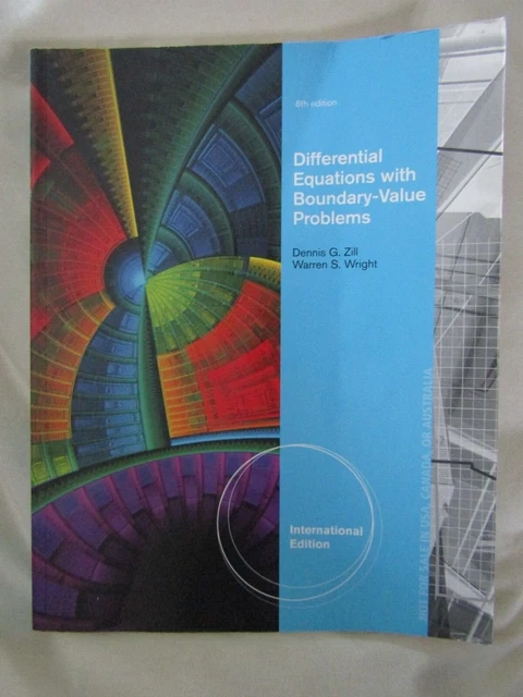 Differential Equations With Boundary Value Problems International Edition £58 00 Picclick Uk