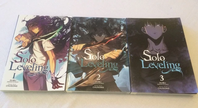 SOLO LEVELING VOL 1, 2 and 3. Full colour manga by Chugong, lovely ...