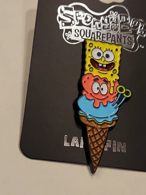 BIOWORLD SPONGEBOB SQUAREPANTS and Patrick Ice Cream Cone Pin NEW £11. ...