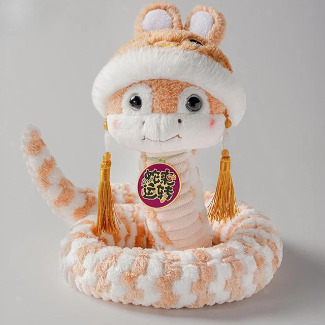 CHINESE NEW YEAR Snake Plush Toy Gift Spring Festival Snake Stuffed Animal £32.23 - PicClick UK