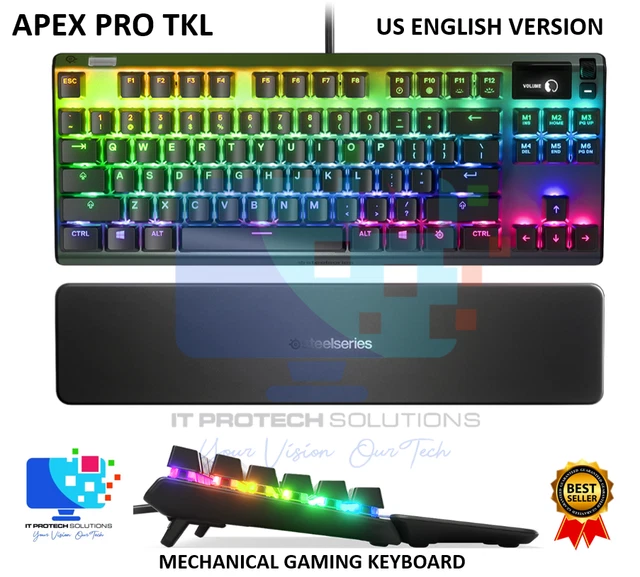 STEELSERIES APEX PRO Tkl Mechanical Gaming Keyboard - Us Version £219. ...