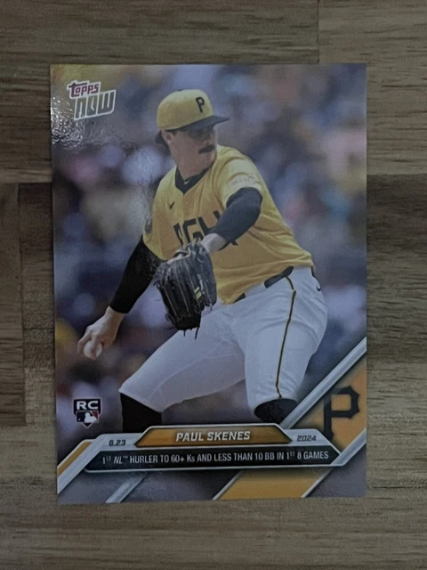 PAUL SKENES - 2024 MLB TOPPS NOW® Card 334 IN HAND READY TO SHIP EUR 6 ... PAUL SKENES - 2024 MLB TOPPS NOW® Card 334 IN HAND READY TO SHIP EUR 6 ...