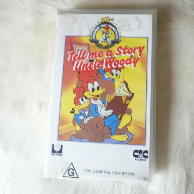 TELL ME A STORY UNCLE WOODY VHS 1992 90s Vintage Woody Cartoon Movie ...