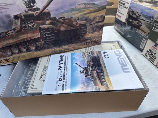MENG MODEL TS-054 1:35th Panther Ausf.G Late w/ FG1250 Active Infrared ...