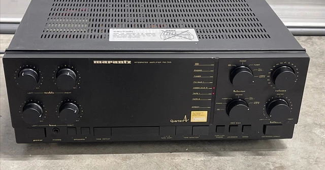 AMPLIFICATEUR INTÉGRÉ MARANTZ (Transistor) PM-74D Noir EUR 673,36 ...
