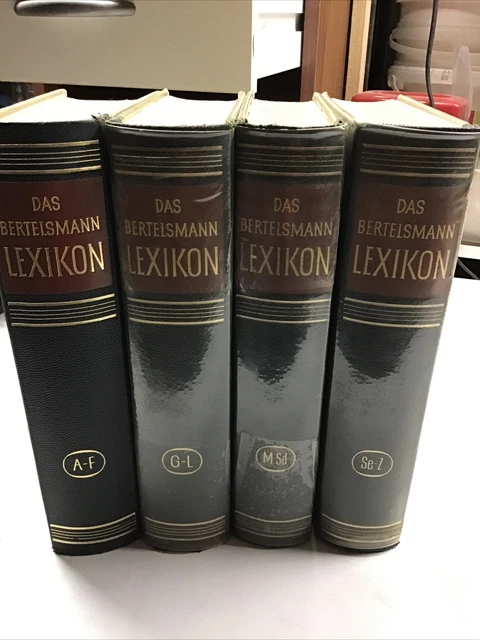 DAS BERTELSMANN LEXIKON A-Z Jubiläumsausgabe 4 Lexika 1953 Ausgabe 1962 ...
