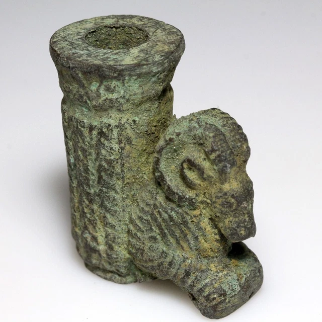ANCIENT NEAR EAST-BRONZE zoomorphic shape Rhyton circa 1000-500 B.C EUR ...
