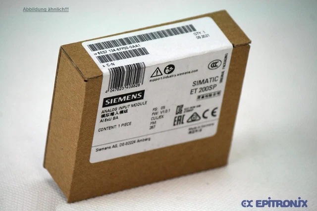 SIEMENS SIMATIC ET200SP 6ES7 134-6FF00-0AA1 6ES7134-6FF00-0AA1 AI 8XU ...