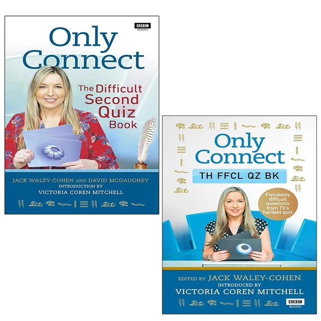 ONLY CONNECT JACK Waley-Cohen 2 Books Set Official Quiz, Difficult ...