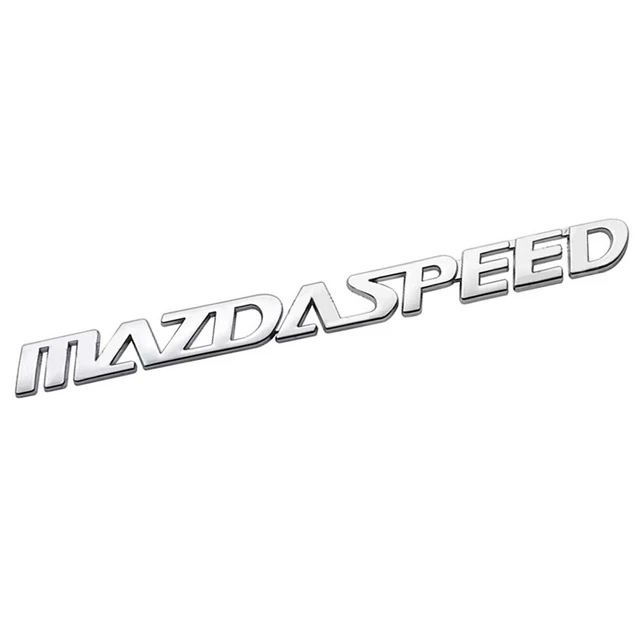 FÜR MAZDA MAZDASPEED Schriftzug Embleme Aufkleber Logo Badge Auto NEW ...