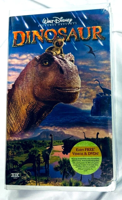 DISNEY'S DINOSAUR (VHS, 2001) - Clam Shell Case New Sealed £9.08 ...