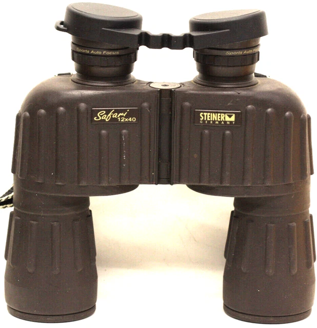 STEINER SAFARI 12x40 binoculars nice rugged great view big power $348. ...