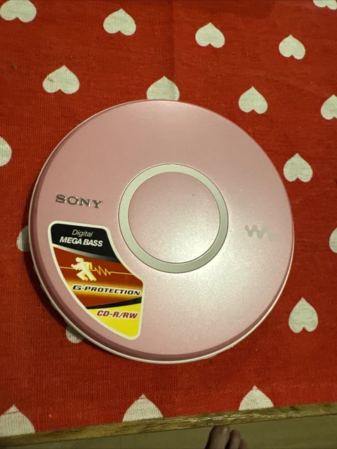 SONY D-EJ011 CD Walkman Player Rare Pink D-EJ011 DEJ011 Disc D EJ011 ...