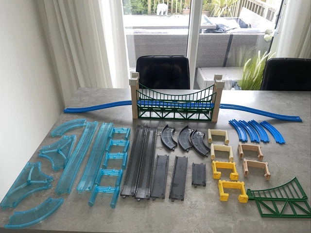 THOMAS TRACKMASTER SUSPENSION BRIDGE SET. Tomy + Tomica Road Rail Parts ...