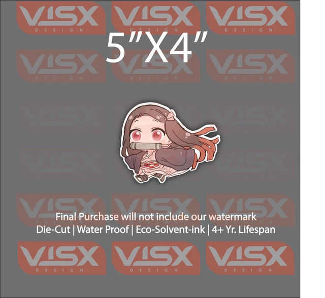 NEZUKO KAMADO CHIBI Kimetsu no Yaiba Anime Bumper Sticker waifu £5.20 ...