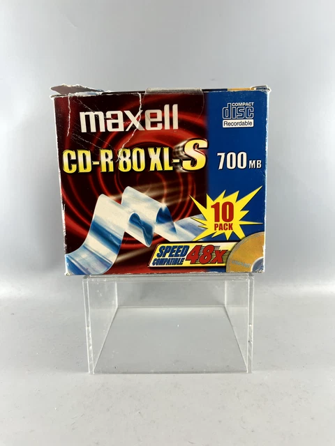 MAXELL CD-R 80XL-S Compact Disc Recordable 700MB 10 Pack free p&p EUR ...