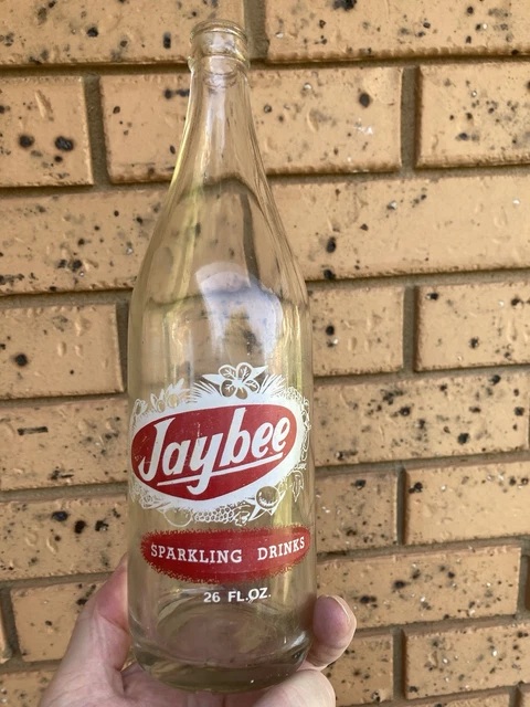 JAYBEE COBRAM CERAMIC Pyro Label Crown Seal Soft Drink Bottle 26 Floz ...