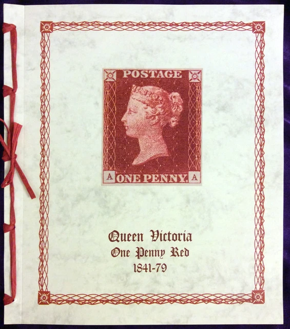 QUEEN VICTORIA PENNY Red album for plate reconstruction £17.50 ...